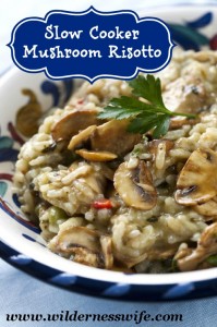 Slow Cooker Risotto Recipe - The Wilderness Wife - Cooking, crafting ...