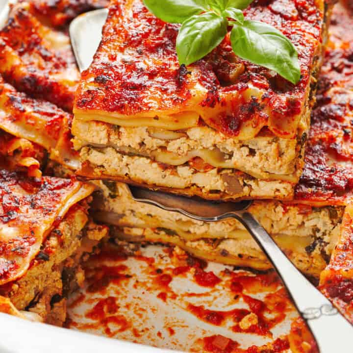 Slow Cooker Vegetable Lasagna - a healthy crock-pot recipe